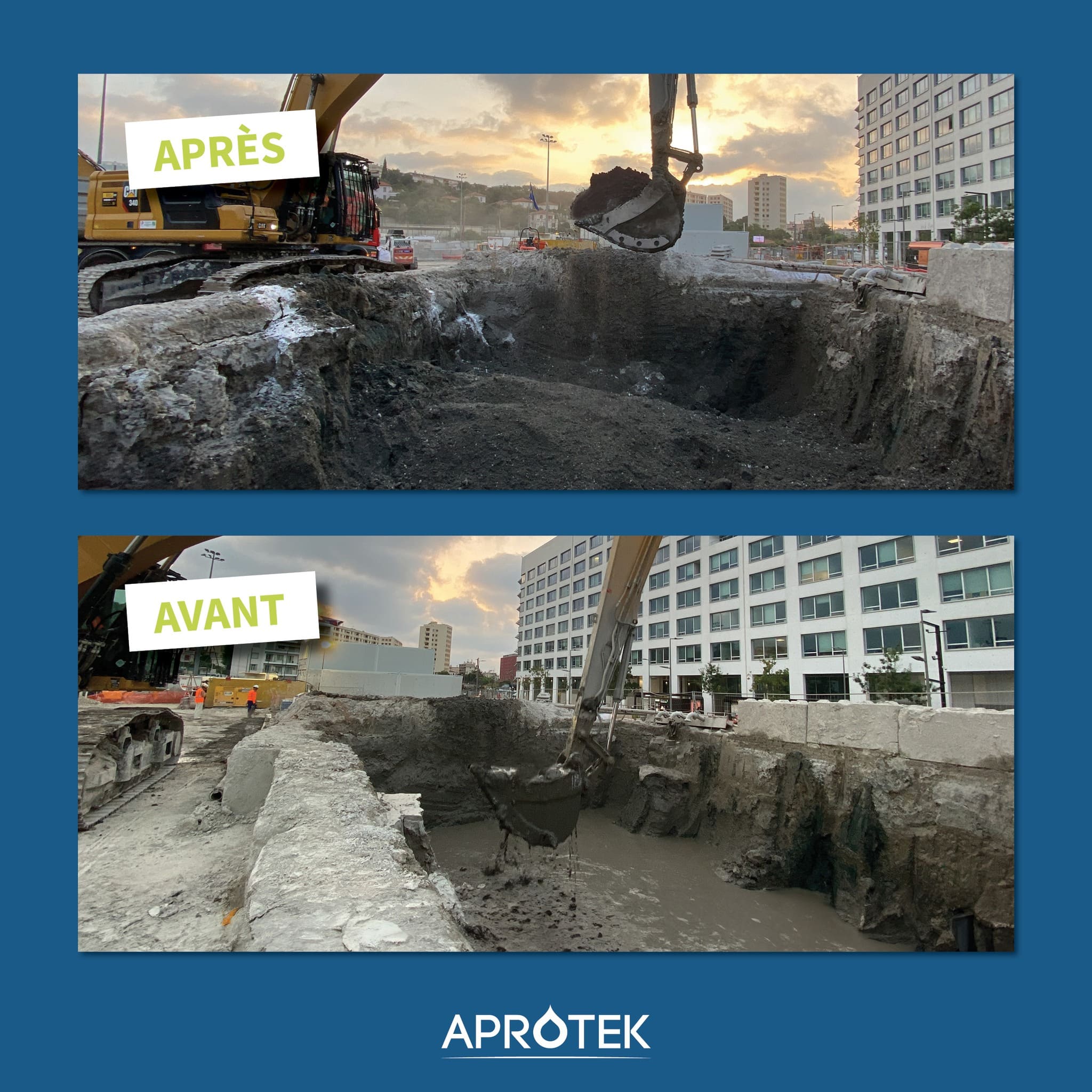 Asséchez et conditionnez vos boues en 15 min avec APROMUD®